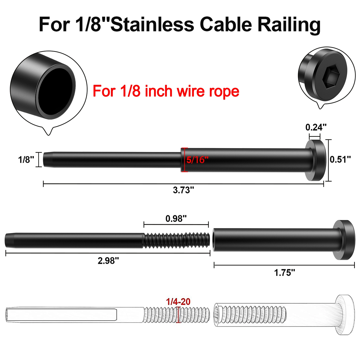 Invisible Cable Railing Kit |Blika Cable Railing Kits — BLIKA